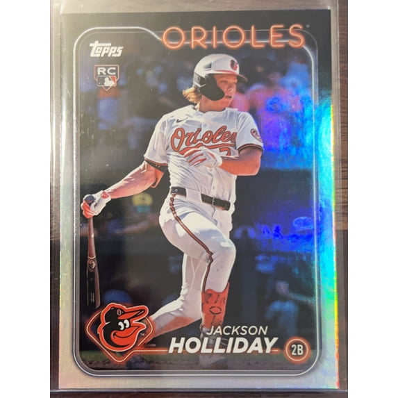2024 Topps Update Series Jackson Holliday #US50 Rainbow Foil RC ...