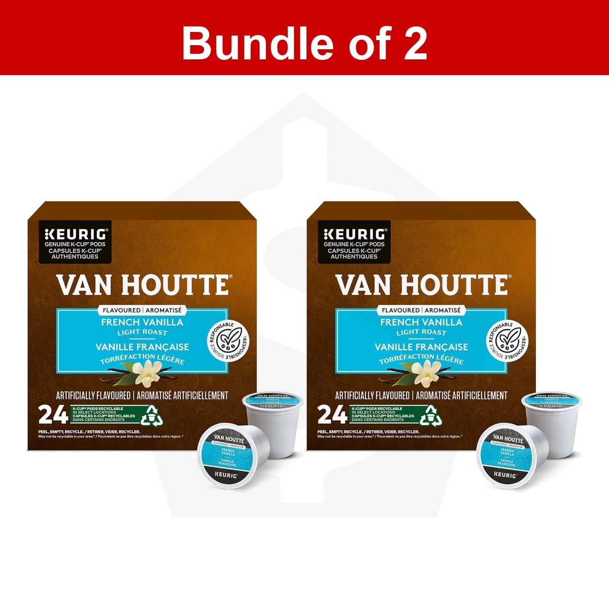 Click here for Bundle Of 2 - Van Houtte French Vanilla K-Cup Coff... prices