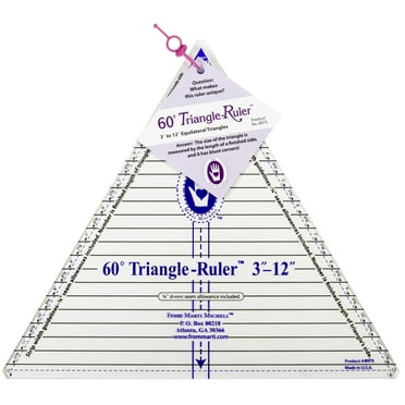 Marti Michell 3-Inch-to-9-Inch 60 Degree Triangle Ruler - Walmart.com