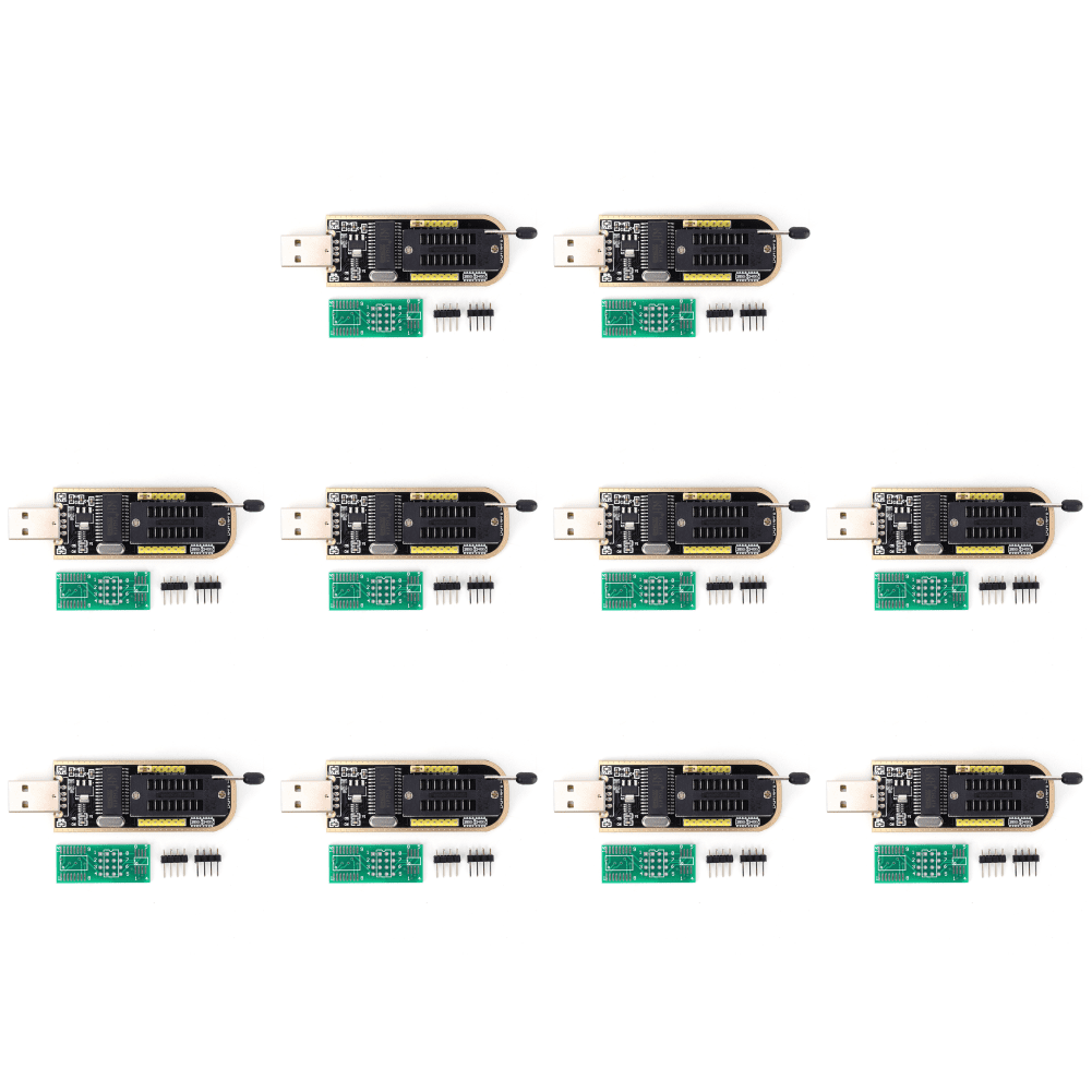 Programador CH341A 24 25 Serie USB 8 PIN/16PIN EEPROM Flash BIOS BIOS ...