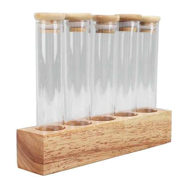 Airtight Coffee Bean Storage Sets with Solid Wood Stand, Keep Beans ...