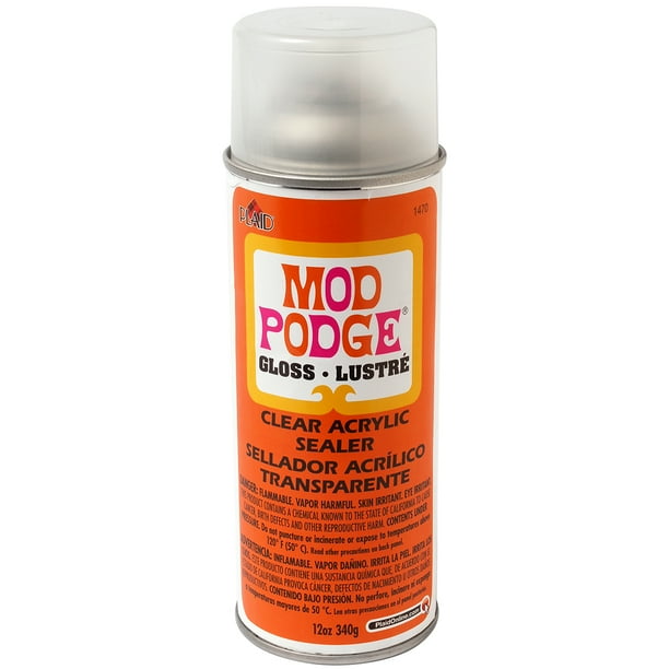 Mod Podge Clear Acrylic Aerosol Sealer-12oz Gloss - Walmart.ca