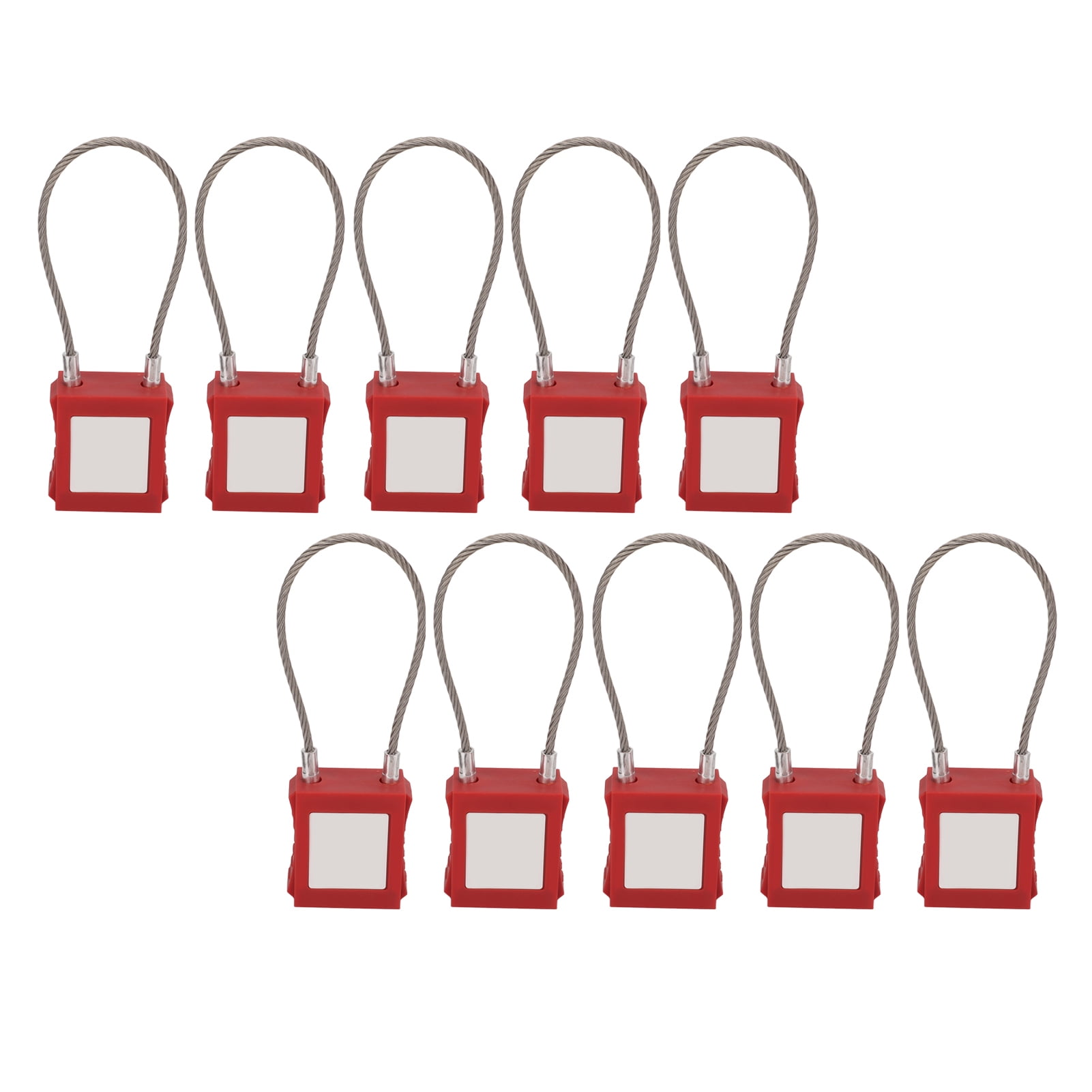 Electrical Lockout Padlock, Lockout Tagout Cable Lock 10 Sets Internal ...