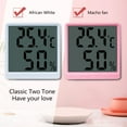 HESITONE High Accuracy Digital Room Thermometer Indoor Hygrometer Mini ...