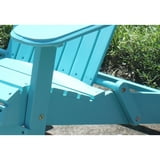 Northbeam Foldable Wooden Adirondack Deck Lounge Chair, Weather ...