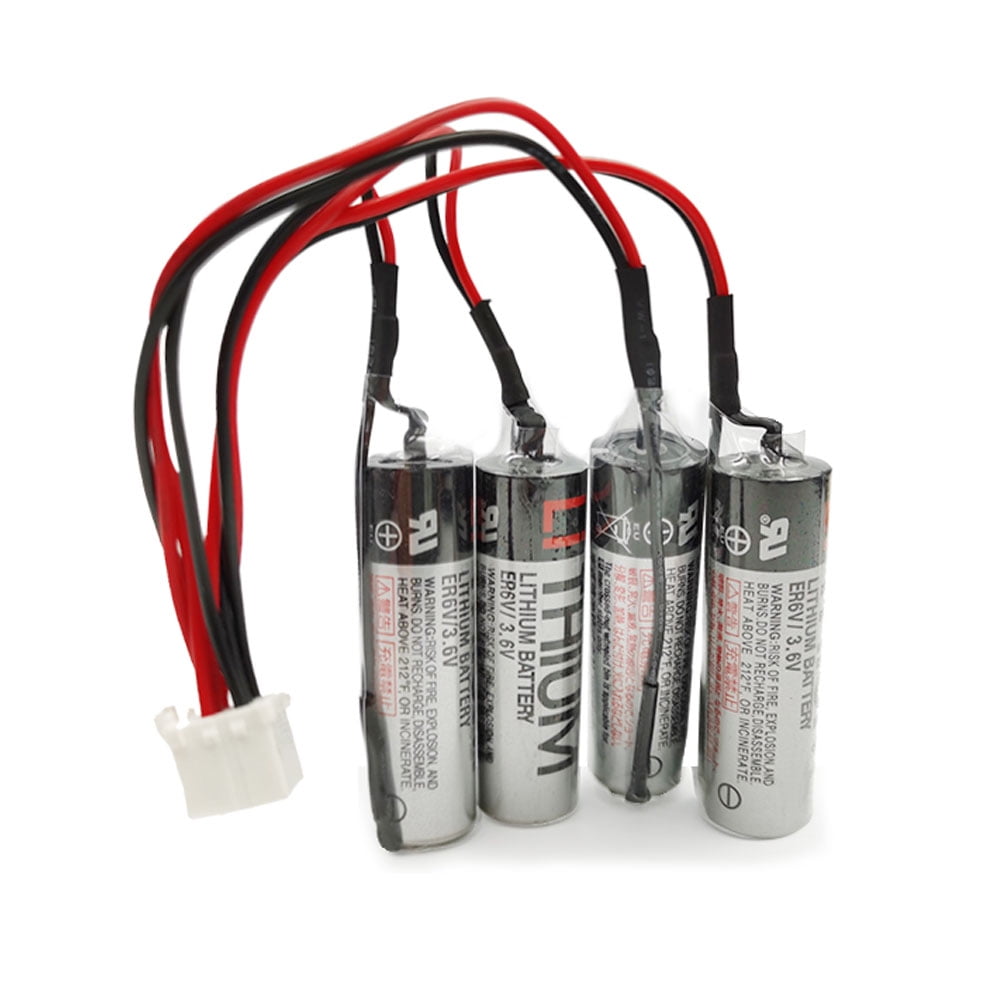 ER6V/3.6V 2000mAh Battery Pack for Yaskawa HW0470360-A Motoman Robot ...