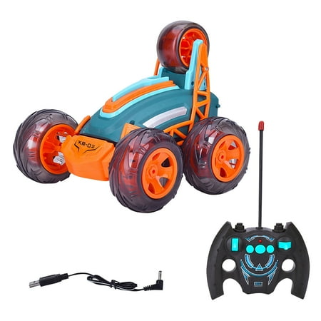 Fridja Four-way Remote Control Toy Car, Light And Music 360 Degree Flip ...