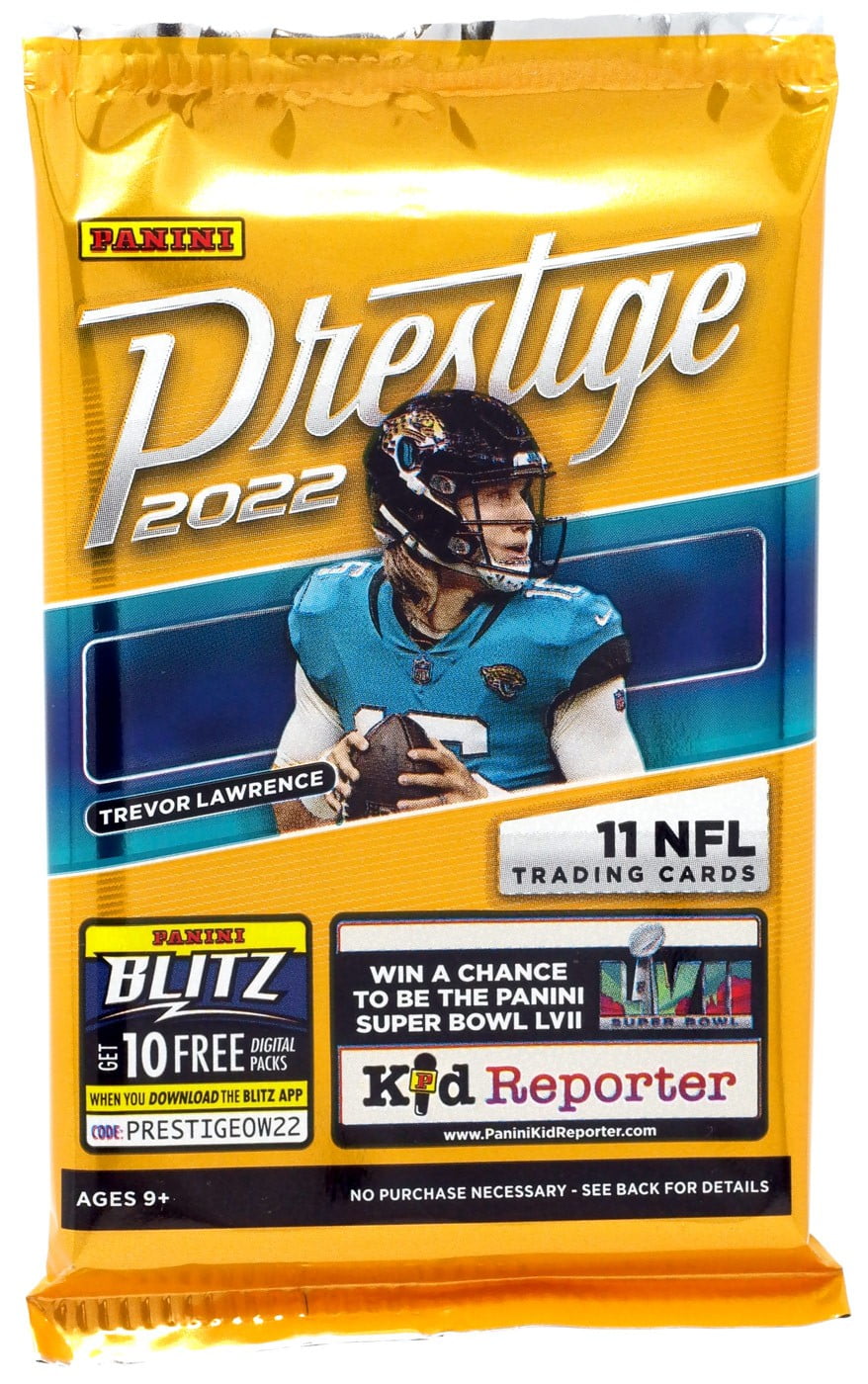 NFL Panini 2022 Prestige Football Trading Card BLASTER Pack (11 Cards ...