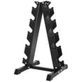 BalanceFrom Compact A Frame Dumbbell Rack, Home Gym Weight Organizer ...