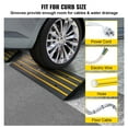 Driveway Curb Ramps (3 Pack) – 2.6" High Heavy Duty Rubber Ramps, 33069 ...