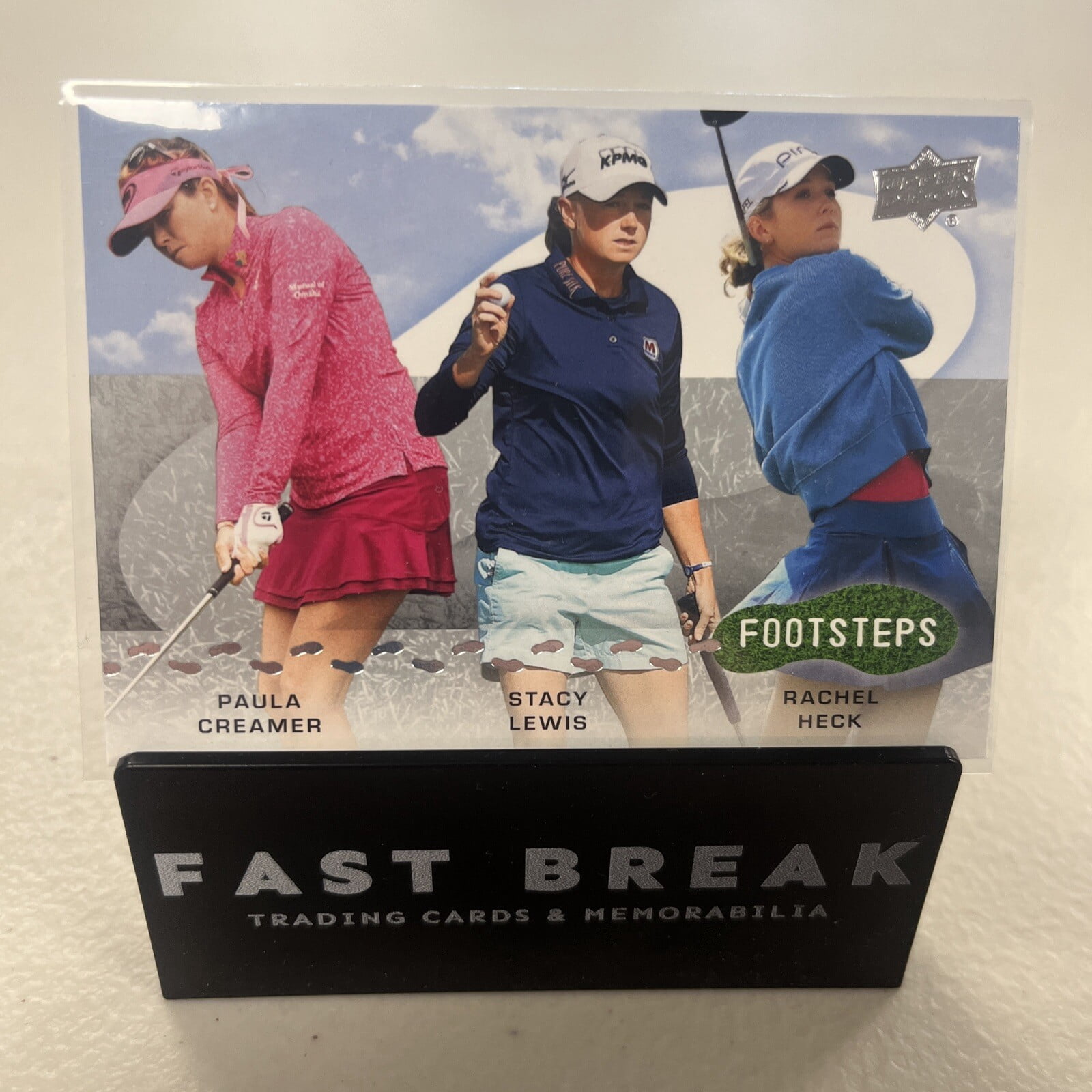 2024 Upper Deck Rachel Heck Stacy Lewis Paula Creamer #F-15 Footsteps ...