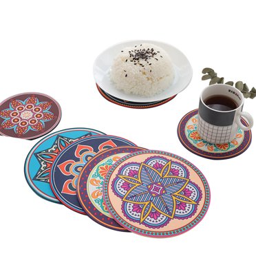 Table Trivets Bordeaux Tulips Large Ceramic Trivet 7" (18 cm) Trivets ...