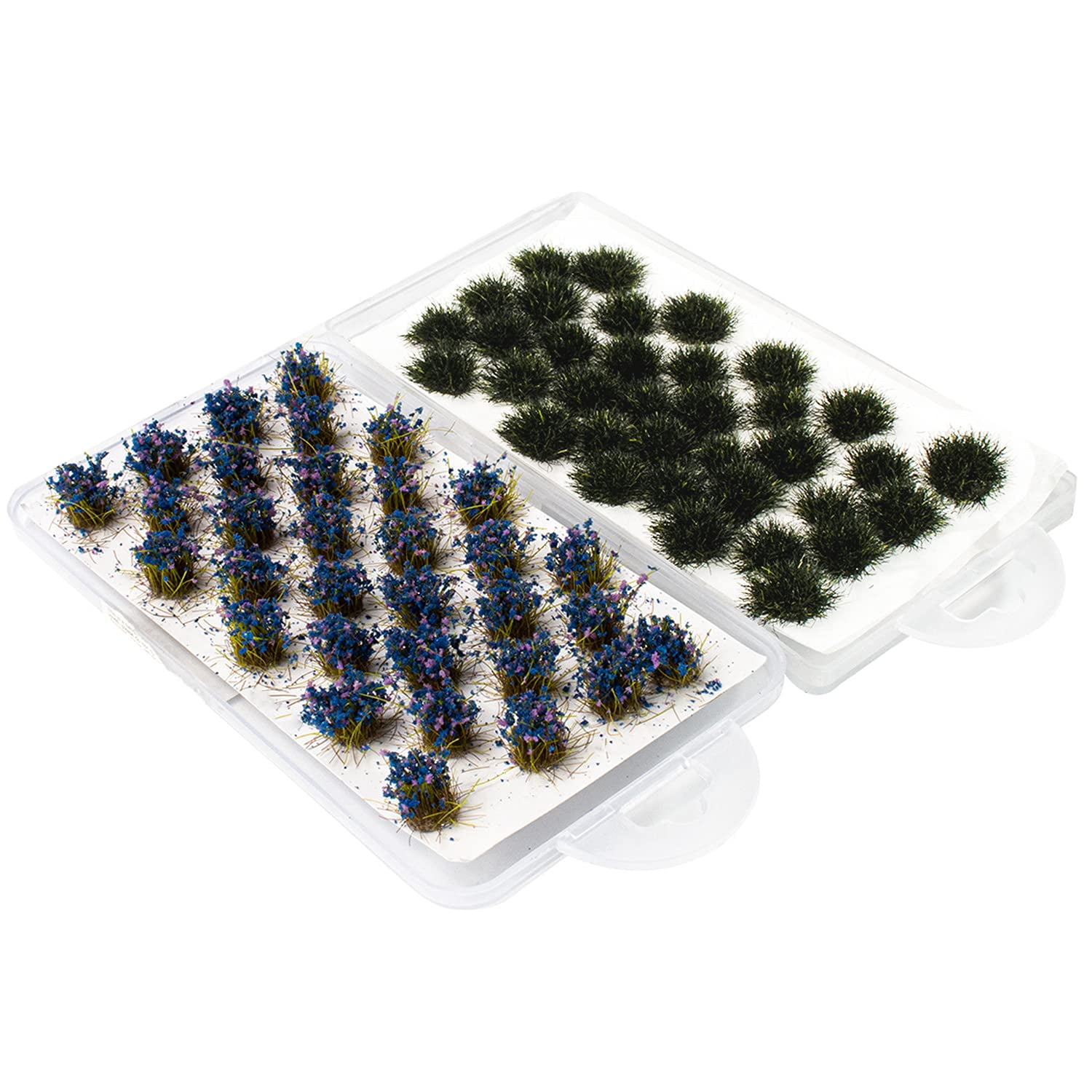 35 Pcs Static Grass Tuft Model Grass Tufts Railway Artificial Grass and ...
