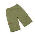 Boy Shorts Youth Stretch Chino Shorts Solid Elastic Waistband School ...