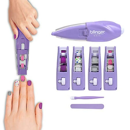 Blinger Ultimate Nail Wand Collection, Purple - Glam Your Nails with ...