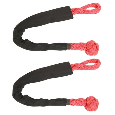 Rope Shackle Soft Shackle, 2Pcs Towing Soft Shackle 38000Lbs Breaking ...