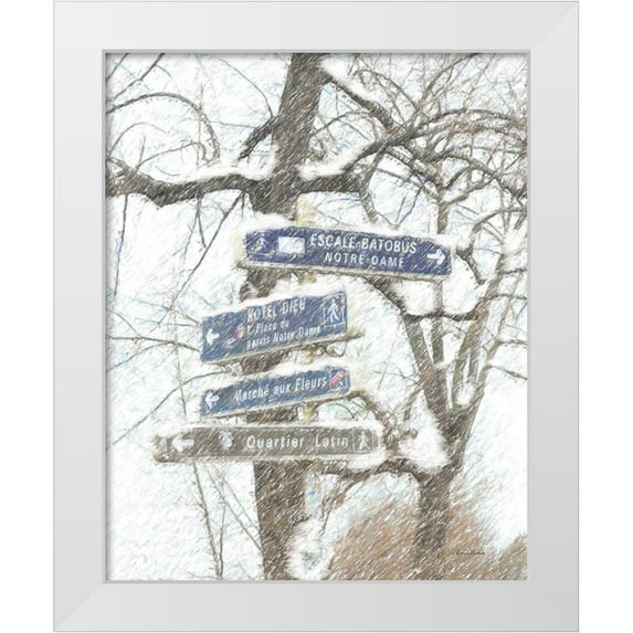 Murdock, Ramona 15x18 White Modern Wood Framed Museum Art Print Titled ...