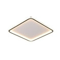 Miumaeov Modern Square Ceiling Light Dimmable LED Chandelier Flush ...