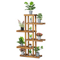 MoNiBloom Wood 5 Tiers Plant Stand, Flower Shelf, Display Rack ...
