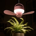 Ceiling Fan Light, Cooling Lighting Fixture, Dimmable LED Illuminator ...
