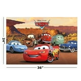 Cars - Disney / Pixar Movie Poster (Characters: Lightning Mcqueen ...