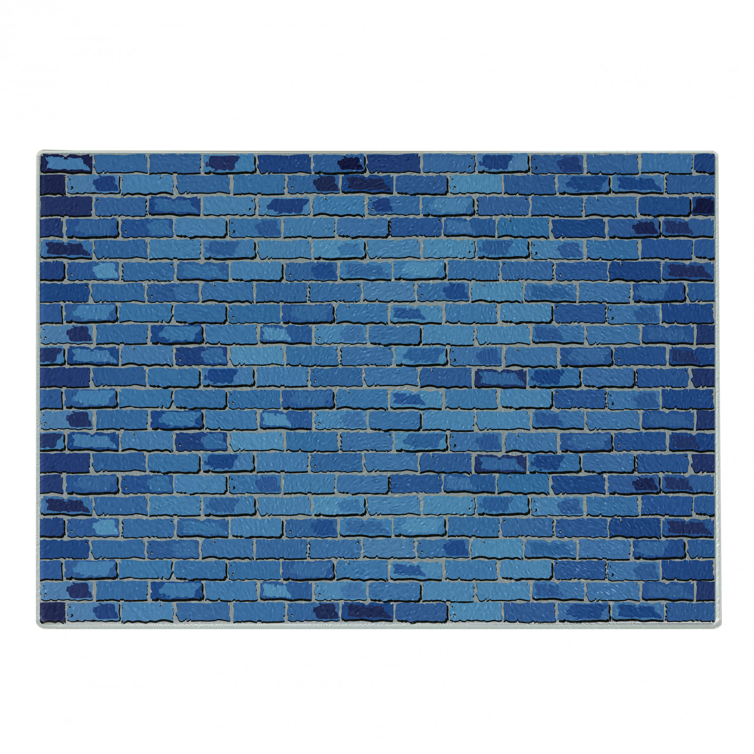 Brick Wall Cutting Board, Abstract Brick Wall Realistic Illustration in ...