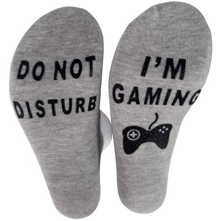 Do Not Disturb I'm Playing Gaming Funny Sock Kids Socks | Walmart Canada