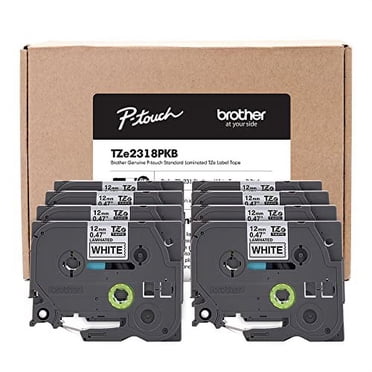 Brother Genuine P-Touch 2-Pack TZe-335 Laminated Tape, White Print on ...