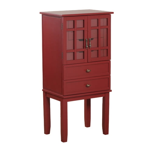 Jewelry Armoire With Glass Doors