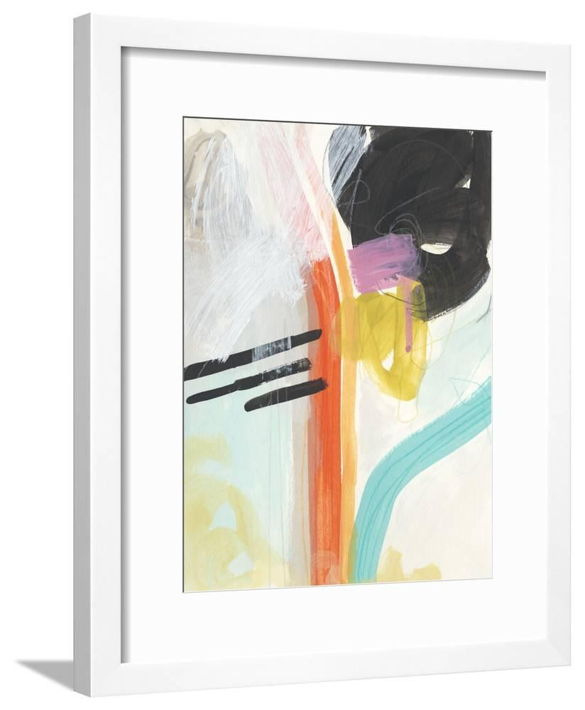 Rhythm Variations I, Abstract Framed Art Print Wall Art by June Vess ...