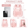 Sanmadrola New Clear Backpack Clear Bag Heavy Duty Waterproof ...