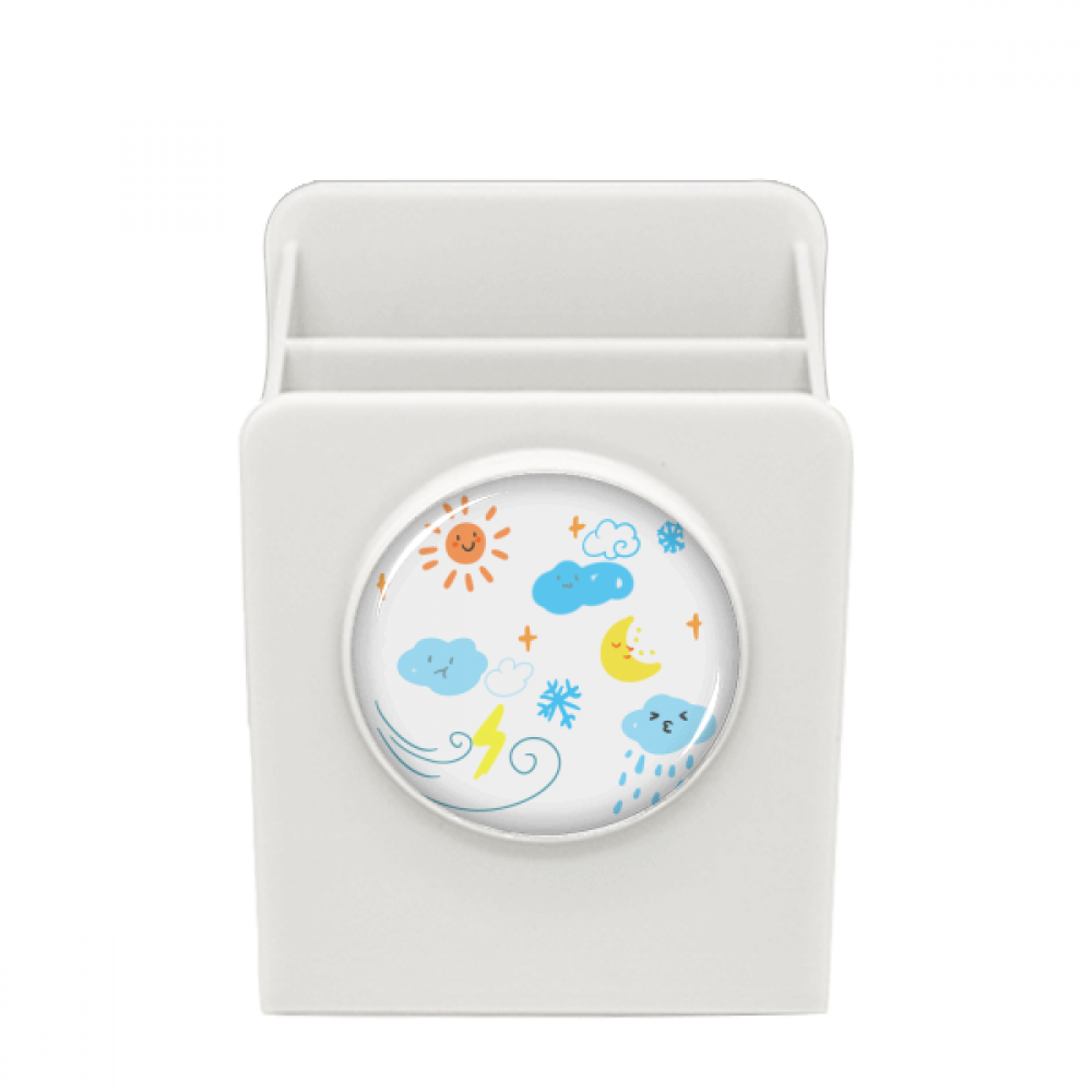 Climate Weather Expression Desk Pencil Holder Cup Pen Organizer ...
