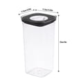 Airtight Plastic Food Storage Containers with Flip Rotating Lid ...