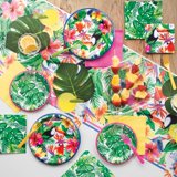 Palm Tropical Luau Paper Dessert Plates, 7in, 8ct - Walmart.com