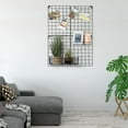 HAITRAL Wire Grid Storage Panel Home Decoration Grid Baskets - Walmart.com