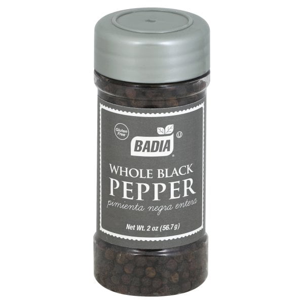 Badia Black Pepper Whole 2 oz - Walmart.com