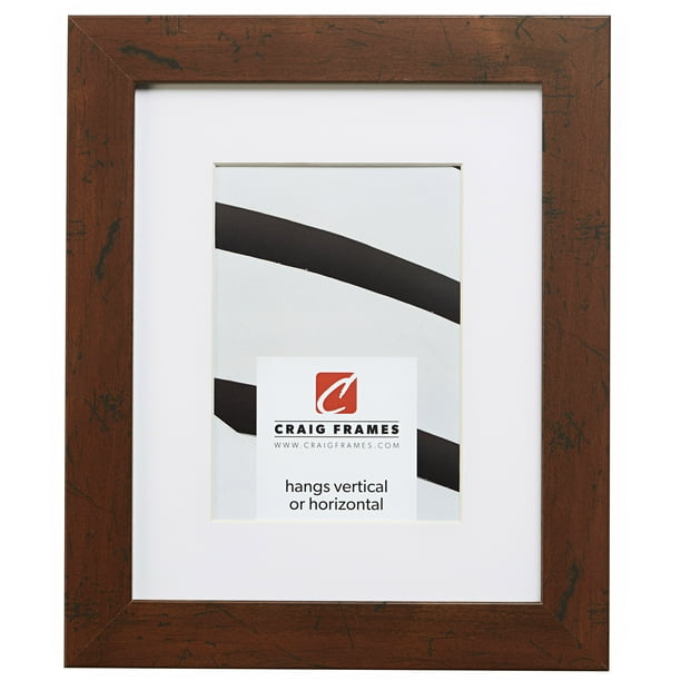 Craig Frames FM26WA 16x20 inch Dark Brown Picture Frame Matted for a ...