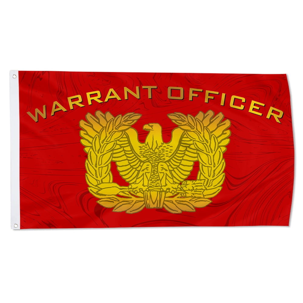 Cayyon Warrant Officer Flag 3x5Feet Military Banner with 2 Brass ...