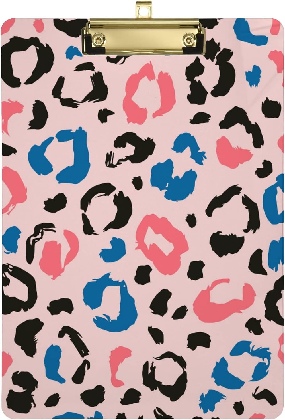 FMSHPON Fashion Colorful Leopard Print Clipboard Hardboard Wood Nursing ...