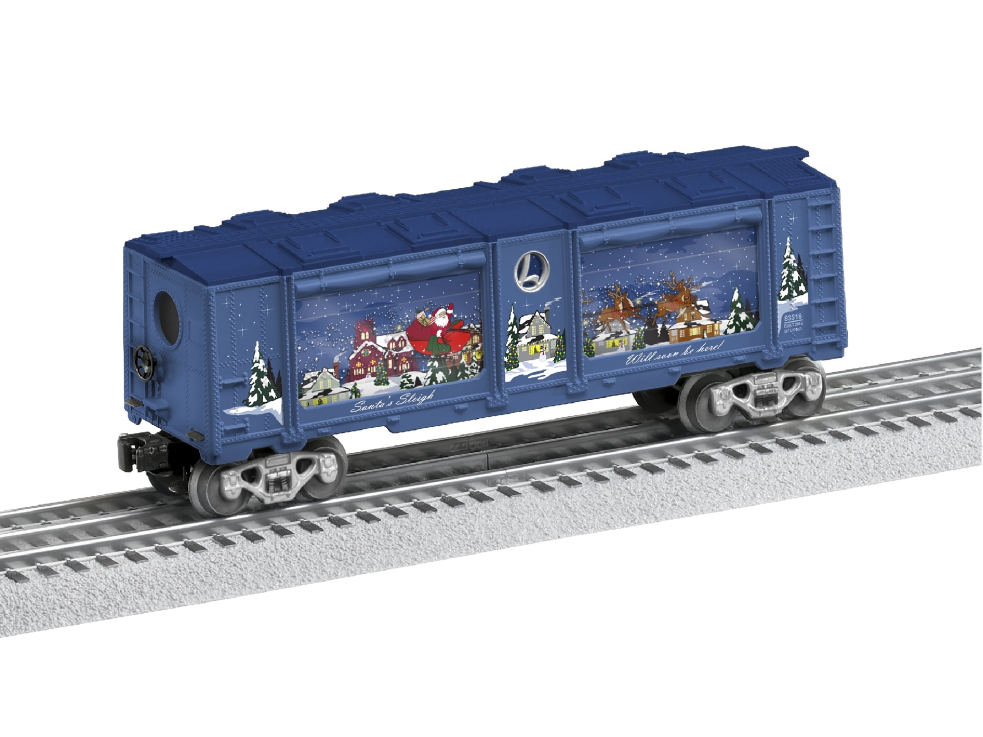 Lionel O Scale Santa's Sleigh Aquarium Car Electric Powered Model Train ...