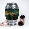 Midnight Blooms Burial Urns For Cremated Remains, Large Urns For Human ...