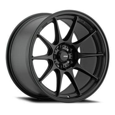 Konig 37B Oversteer 18x9 5x100 +42et Gloss Black Wheel - Walmart.com