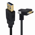 30cm/1m/2m 90 Degree Angled Type C to USB3.0 Cable With Locking Screw ...