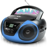 GPX CD Boombox, AM/FM, LED Display, BC232R, Red - Walmart.com