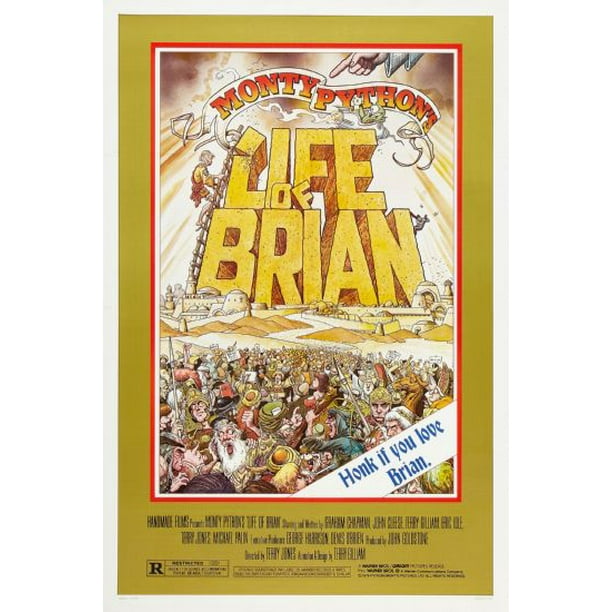 Life Of Brian Movie Poster 24Inx36In Art Poster 24x36 Multi-Color ...