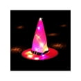 Halloween LED Light Up Witch Hat Glowing Witches Caps Props Hanging ...