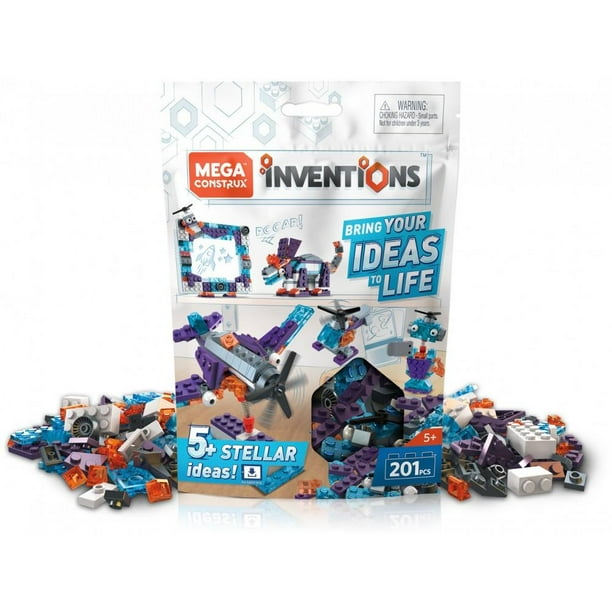 Mega Construx Inventions Space Brick Building Set - Walmart.com ...