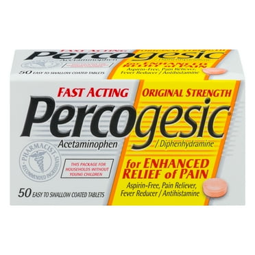 Percogesic Extra Strength 60 Ct Tablet HSA/FSA Eligible - Walmart.com