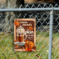 Fresh Brewed Pumpkin Spice Latte Metal Sign Home Kitchen Coffee Shop ...