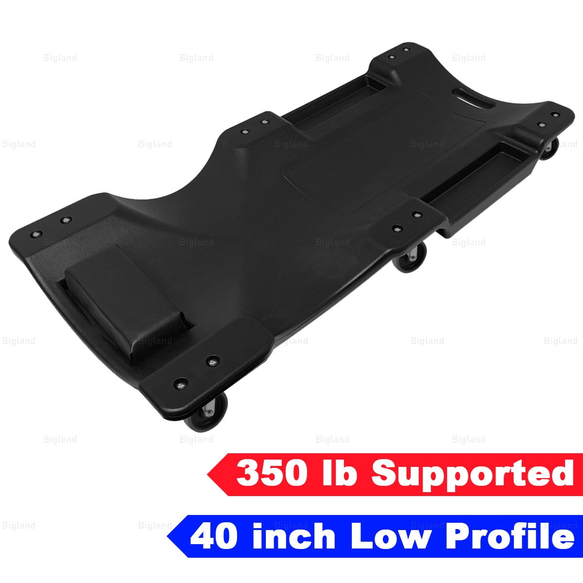 BIGLAND 40" Professional Low Profile Mechanic Creeper Auto Repair ...